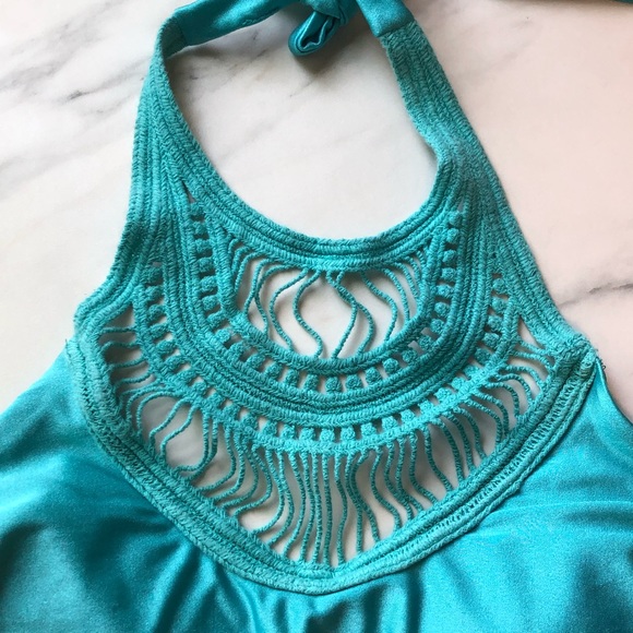 Xhilaration | Swim | Xhilaration Crochet Boho Swim Top Size Small ...